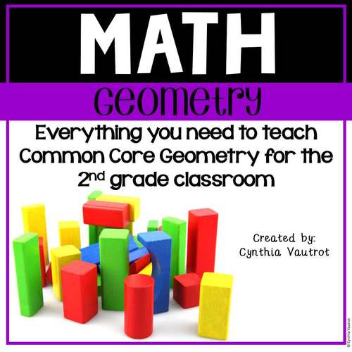 Geometry: Activities, Worksheets, and Games! (Geometry for 2nd Grade)
