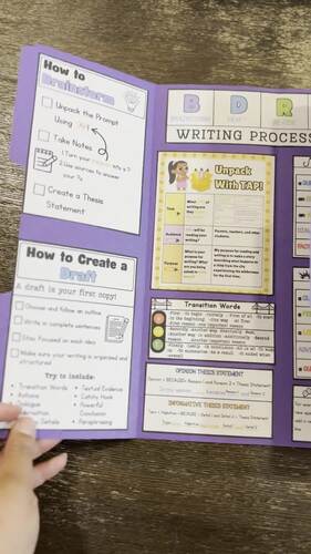 Writing Office Folder - Upper Elementary by Rebecca Jimenez | TPT