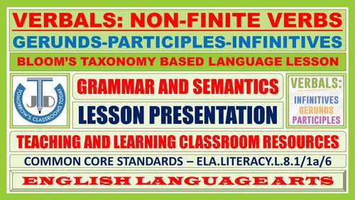 VERBALS: GERUNDS, PARTICIPLES, INFINITIVES - 16 WORKSHEETS WITH ANSWERS