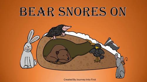 Bear Snores On PowerPoint Activities Distance Learning by Journey Into ...