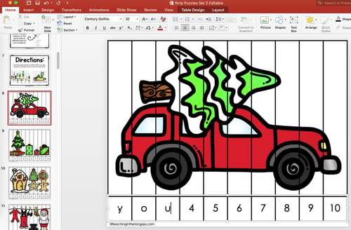 Skip Counting by 2s, 5s,10s Math Puzzles Editable December to February