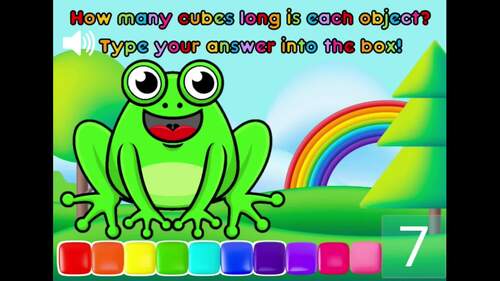 Measuring Length with Cubes Math Spring Boom Cards™ for Preschool ...