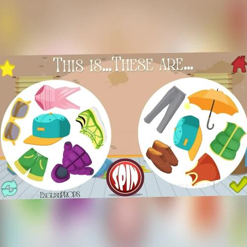 Clothes/Dress Up Kids/Clothes Spot It/Dobble/PowerPoint Clothing Activities