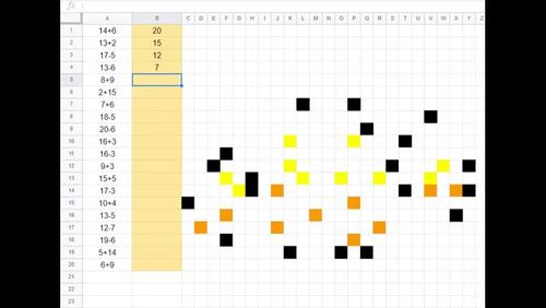 Math-Halloween-Addition and Subtraction Practice-Pixel Art for Google ...