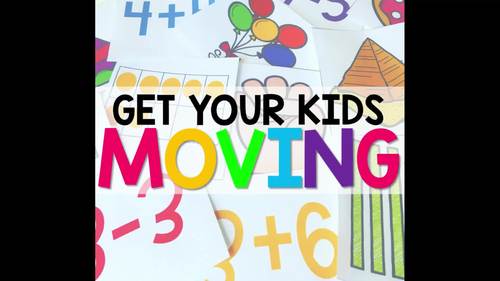 Phonics and Math Movement Activities | FREEZE Games by Polka Dots Please