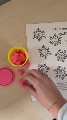 VC and VC apraxia winter coloring pages, christmas, syllable shapes CAS ...