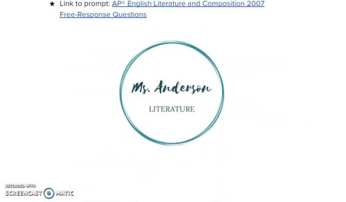 AP Literature FRQ 2 Johnny Got His Gun Prose Prompt Breakdown Graphic ...