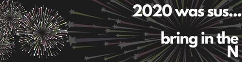 "New Year: 2021" Animated Google Classroom Banner (GIF) by Heyyy Teach
