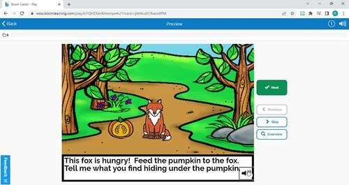 /f/ Initial Feed the Pumpkins to the Fox. | TPT