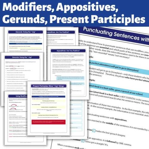 Sentence Writing & Grammar Practice No-Prep BUNDLE - 47 Pages, Print ...