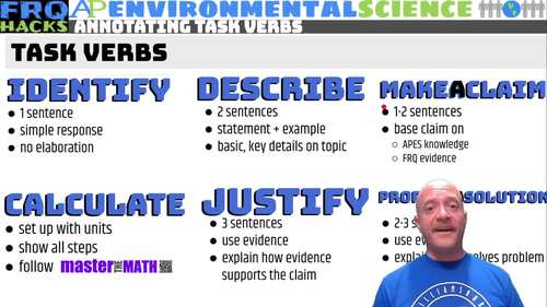 APES FRQ Annotation Strategies - UNIT 7 by curriculum by corlin | TPT