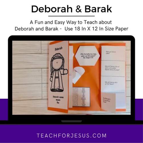 Deborah and Barak Sunday School Craft and Activity by Teach for Jesus