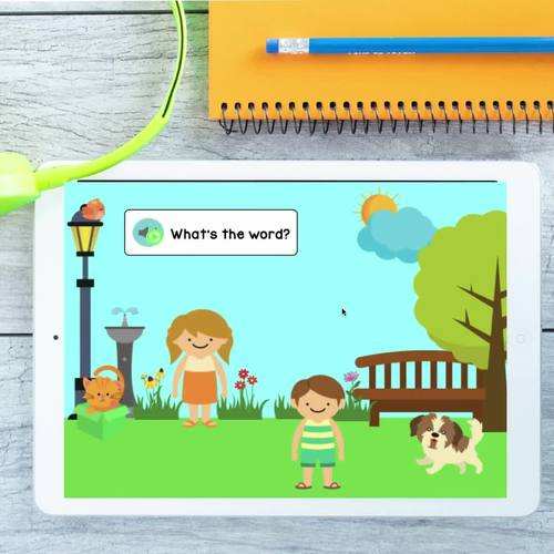 NO PRINT NO PREP What's the Word? | CVC Blending Boom Cards™ by Little ...
