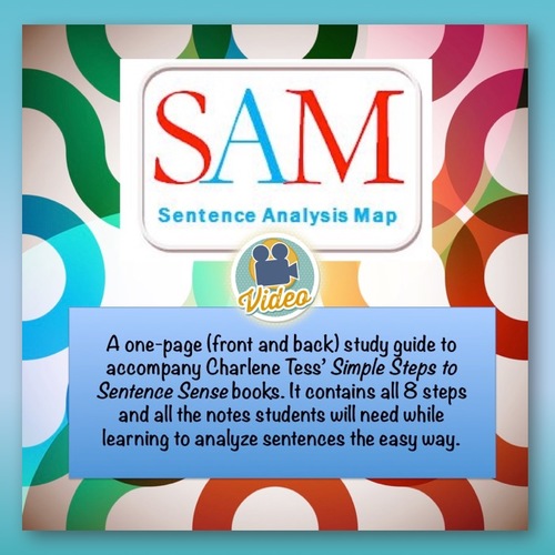How to Use SAM (Sentence Analysis Map) Grammar Video by Charlene Tess