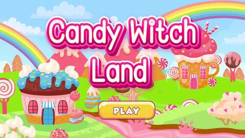 Candy Witch Land Editable Interactive PowerPoint Game Template | TPT