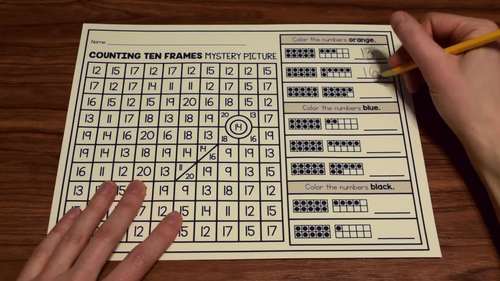 Counting to 20 Mystery Pictures | Distance Learning by A Spoonful of ...