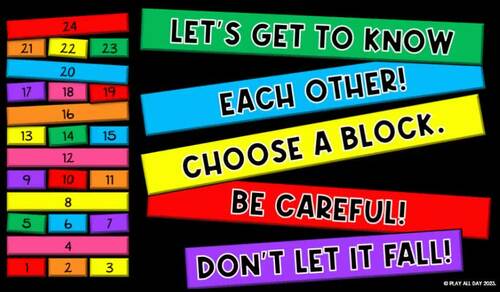 Back to School Ice Breaker | Get to Know You Activity by Play All Day