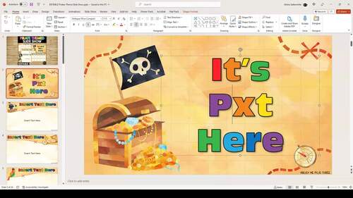 Pirate Themed SLIDE SHOW | Editable | Google Slides Presentation ...