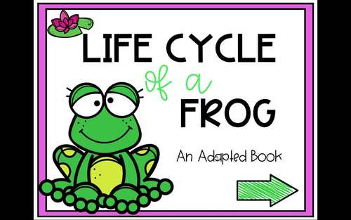 Life Cycle of a Frog Language Unit Print and No-Print by Shining in Speech