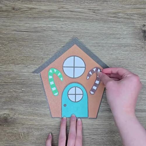 Gingerbread House Craft Template by Mollers Makes It | TPT