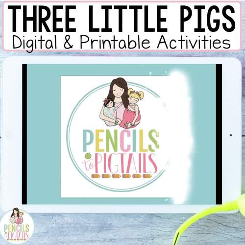 Three Little Pigs Boom Cards™ | Digital & Printable Fairy Tale Retell ...