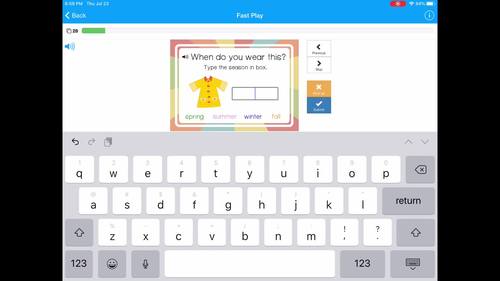 Dress for the Weather: Seasonal Clothing BOOM CARDS - Digital Task Cards