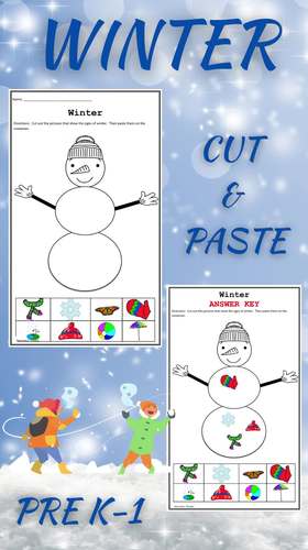 Signs of the Seasons Cut & Paste Activity by Innovative Teacher | TPT