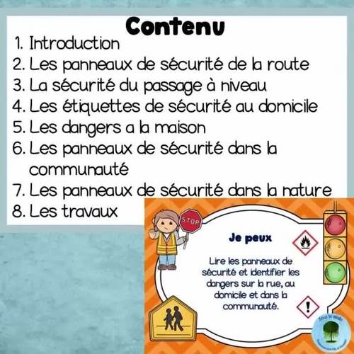 Primary French Personal Health and Safety Unit Lesson and Activities ...