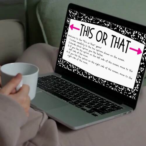 Zero Prep! Icebreaker - This or That Canva Template | TPT