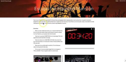 HALLOWEEN DIGITAL ESCAPE ROOM | Escape the Haunted House by Sweet ...