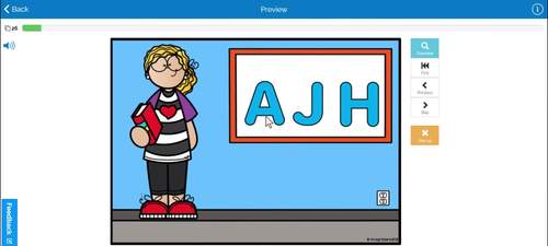 Letter Sound, Letter Recognition, Beginning Sound BOOM Cards™ by Mrs ...