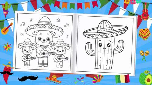 Adorable 95 Printable Cinco de Mayo Coloring Pages for Kids ...