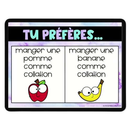 Tu préfères... la rentrée I French Back to School Would You Rather