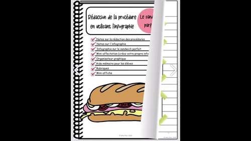 Rédaction de la Procédure en Utilisant l'Infographie- French Resource