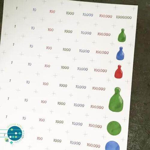 Montessori Printable Stamp Game Material (Low Ink Version) | TPT