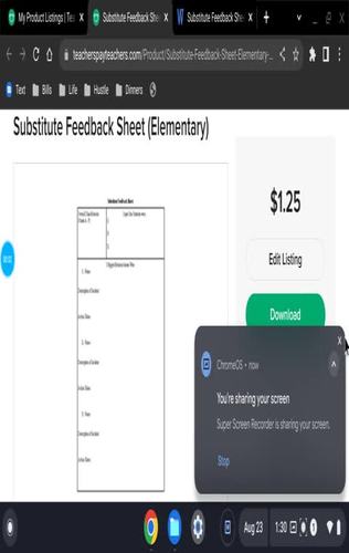 Substitute Feedback Form (Elementary) by The Drama GOAT | TPT