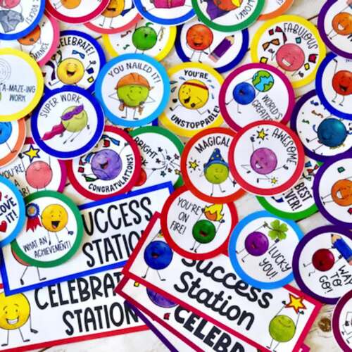 Student Reward Tags Station | Student Celebration | Celebration of Learning