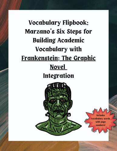 Frankenstein: The Graphic Novel Flipbook for Building Academic Vocab