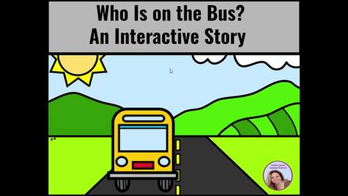 Who Is on the Bus Interactive Story by Creative Speech Language Resources