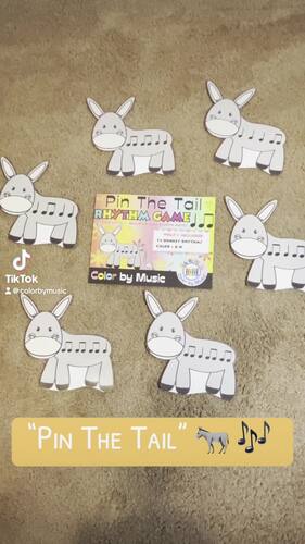 "Pin The Tail" Rhythm Game | Sixteenth Notes (Back To School Music ...