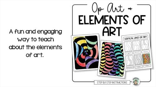 Op Art and the Elements of Art – 5 Optical Illusion Lessons for ...