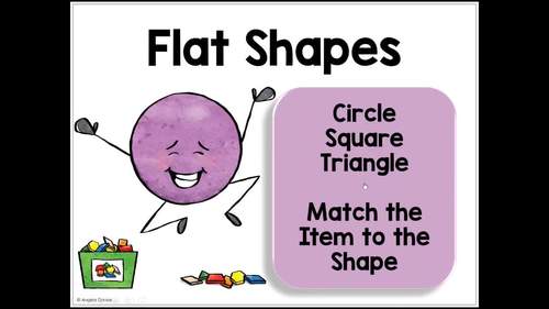 Flat and Solid Shapes - 2D and 3D Shape Review - Basic Shape Matching ...