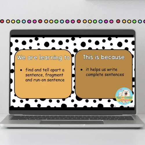 Fragments, Sentences, Run-Ons | Digital Teaching Slides | Expository ...