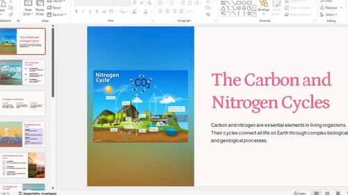 Pre-AP Biology U1 L3: Biogeochemical Carbon & Nitrogen Cycle PowerPoint ...