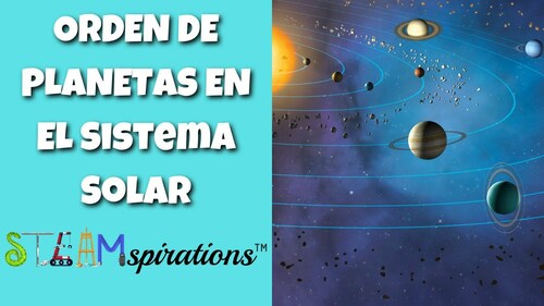 Orden de Planetas del Sistema Solar | STEAMspirations by STEAMspirations