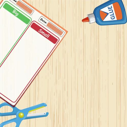 Big and Small Sorting Activity-Cut & Paste Activity-Big vs Small Sort ...