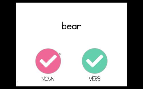 Nouns Vs. Verbs Task Cards by Sparkling in Second Grade | TPT