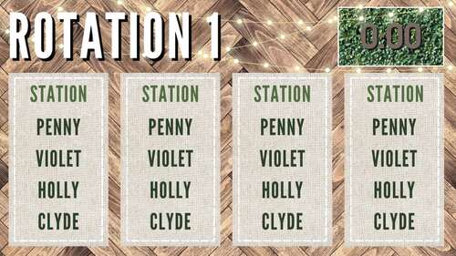 Farmhouse Autoplay Timed Small Group Slides - Canva Pro/Edu Editable