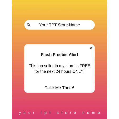 Instagram XL Post Templates for TPT Sellers for Canva Engagement Gradient