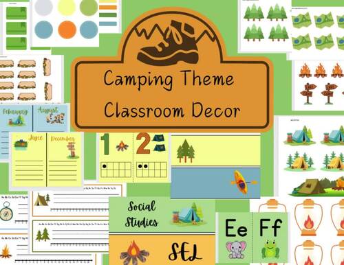 Let´s Go Camping Classroom Decor! by The Magic Apple | TPT